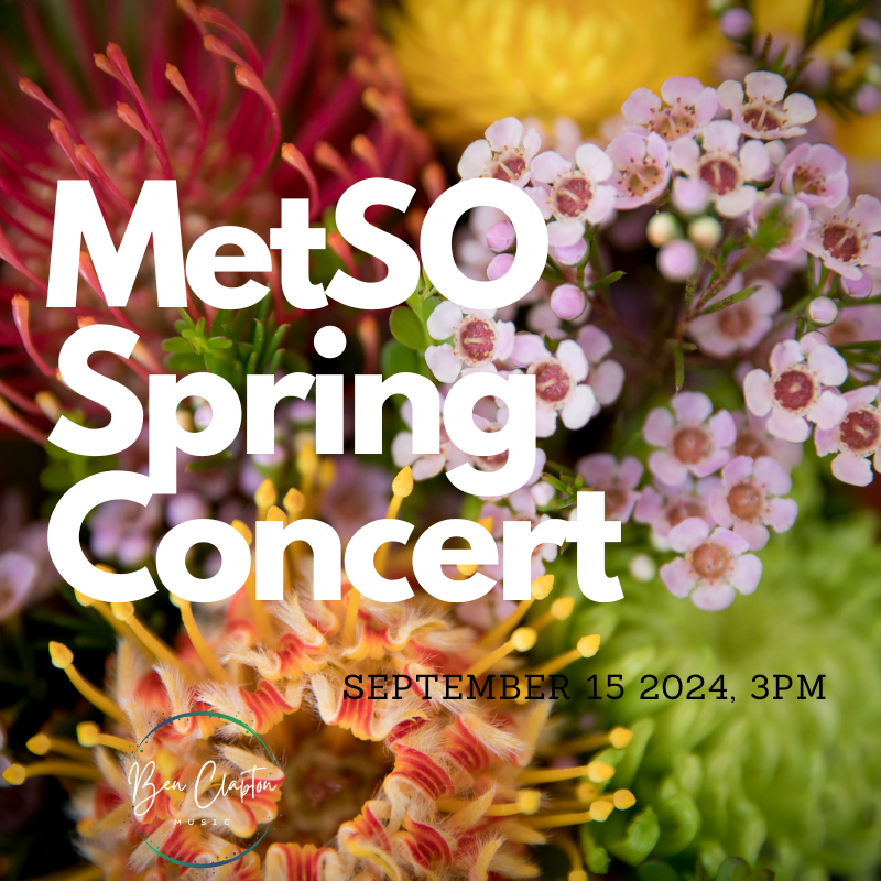 MetSO Spring Concert – Ben Clapton